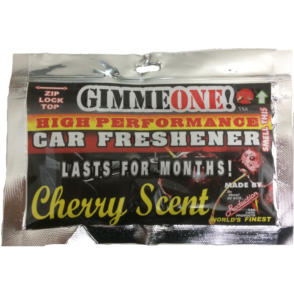 GIMMEONE CHERRY – 3 MONTH CAR FRESHENER - WORLD'S FINEST CAR CARE PRODUCTS