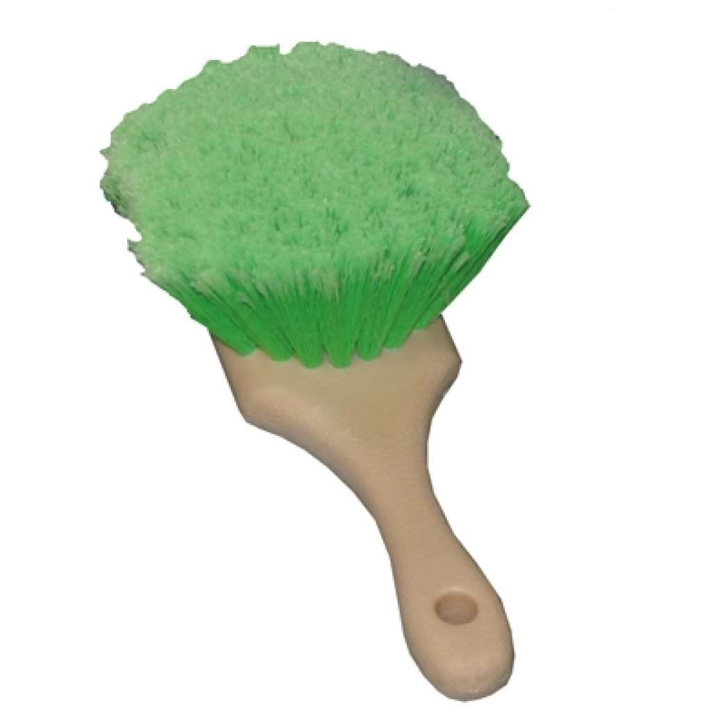 SHORT HANDLE UTILITY BRUSH (GREEN BRISTLE) - WORLD'S FINEST CAR CARE ...